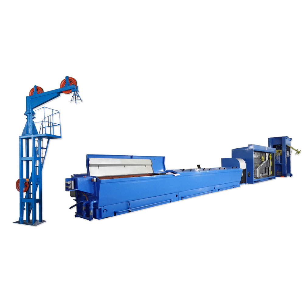 LHD450-13DT-AL Aluminum rod breakdown machine with annealer online ...